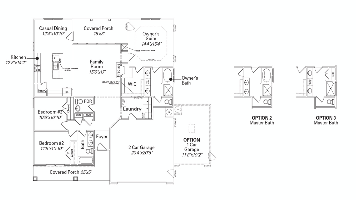 The James II Floor Plan | 1,704 Sq. Ft. | Solomon Home Builders